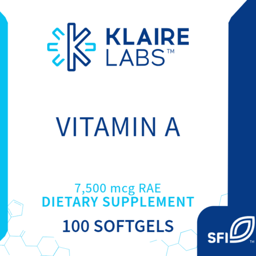 Vitamin A 25,000 IU #100 Klaire Labs | ITC Compounding Pharmacy